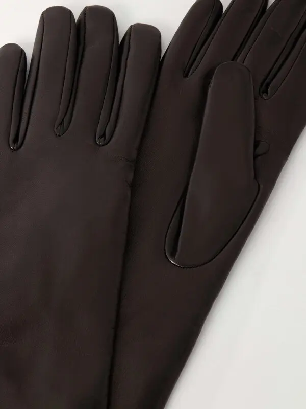 Nour Hammour Leather Gloves