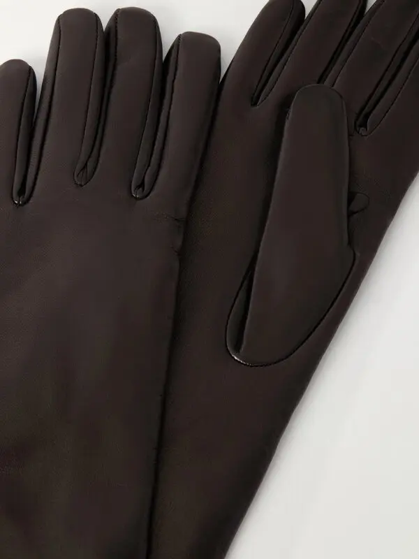 Nour Hammour Leather Gloves