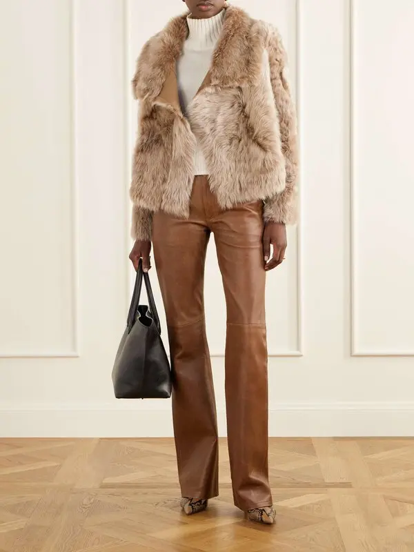 YVES SALOMON Reversible Shearling And Leather Jacket