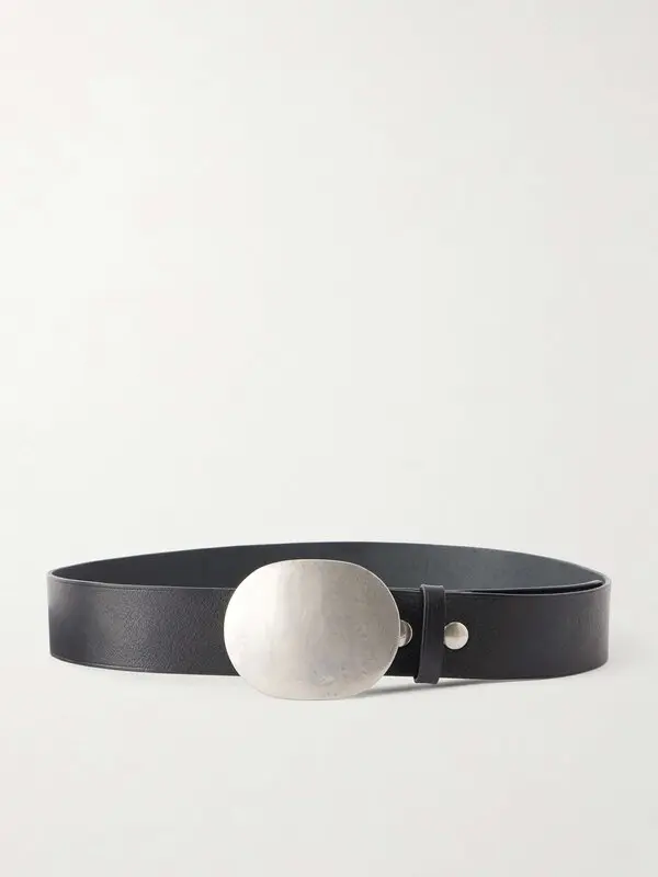 NILI LOTAN Wayne Leather Belt