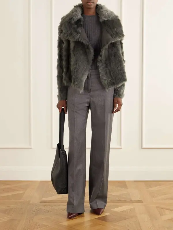 YVES SALOMON Reversible Shearling And Leather Jacket