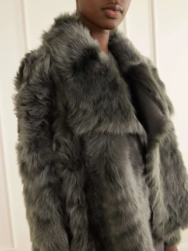 YVES SALOMON Reversible Shearling And Leather Jacket