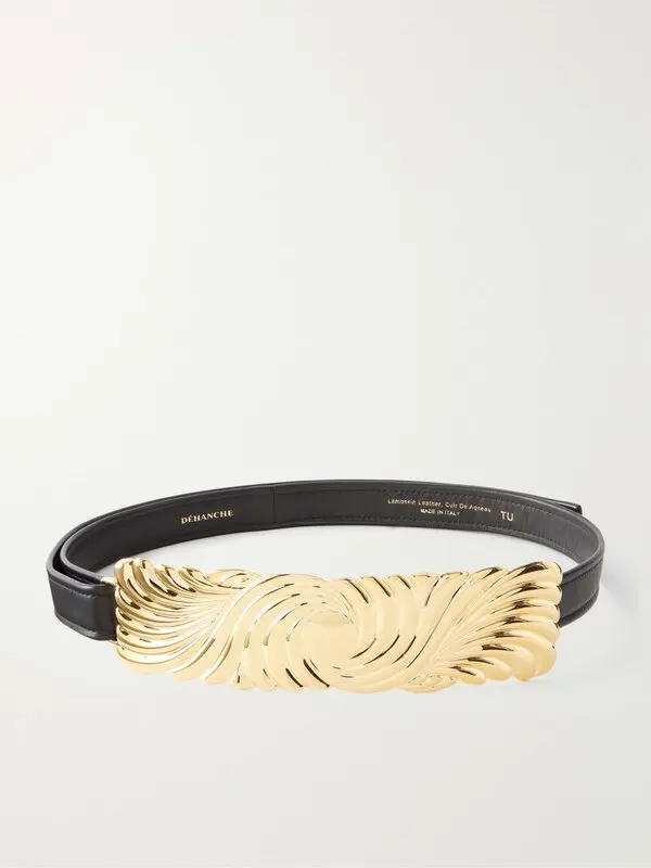 DEHANCHE Laurent Embellished Leather Belt