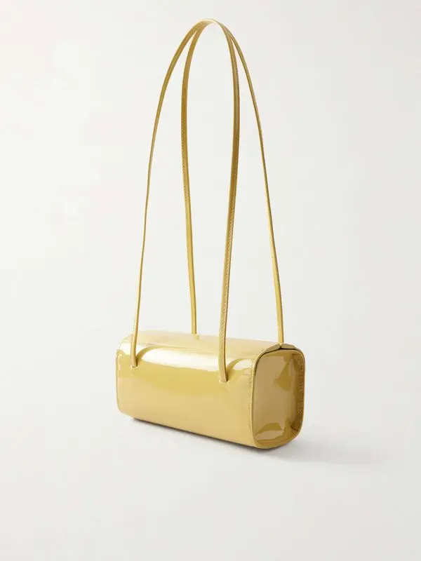 FANE Mie Patent Leather Shoulder Bag