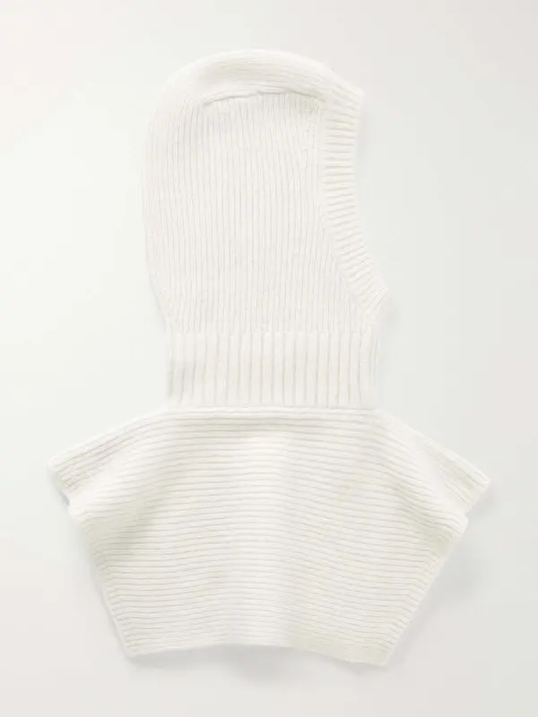 Arch4 August Ribbed Cashmere Snood - Ivory