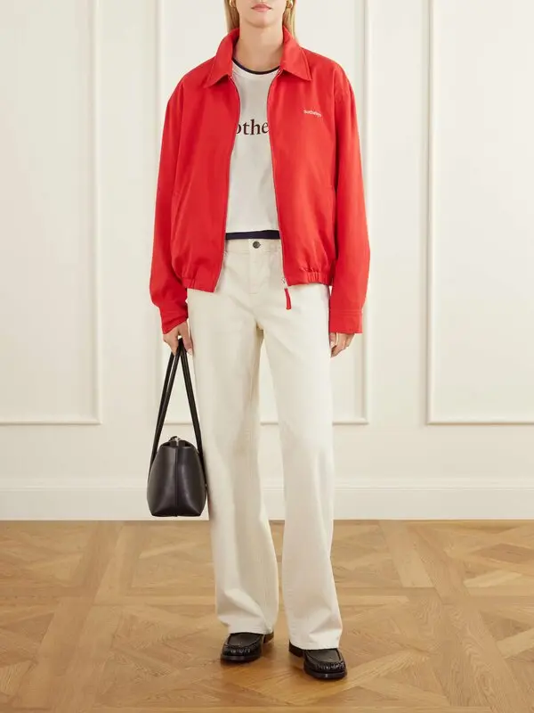 FRAME Sotheby's Printed Cotton-jersey T-shirt