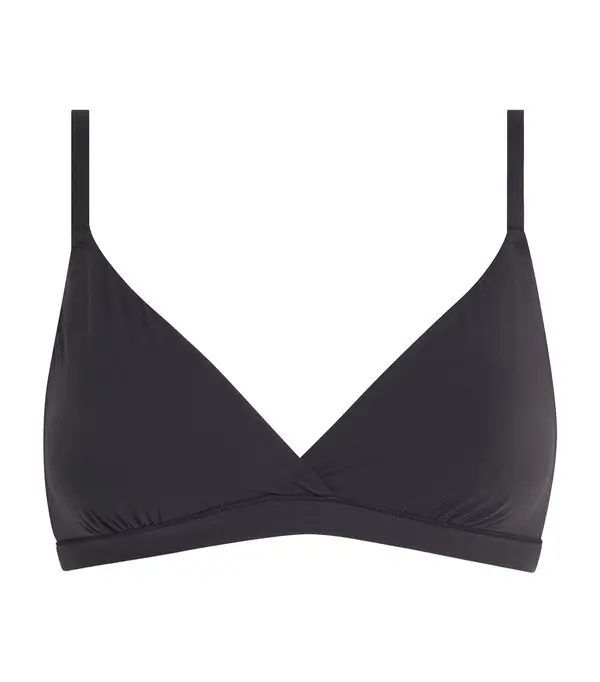 SKIMS Fits Everybody Crossover Bralette - Black