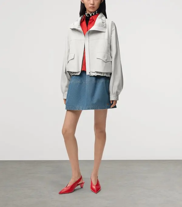 Loewe Cotton-silk Bomber Jacket