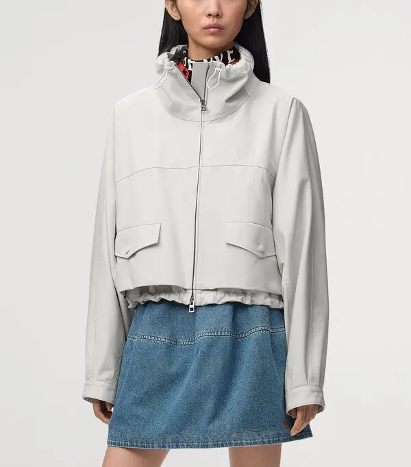 Loewe Cotton-silk Bomber Jacket