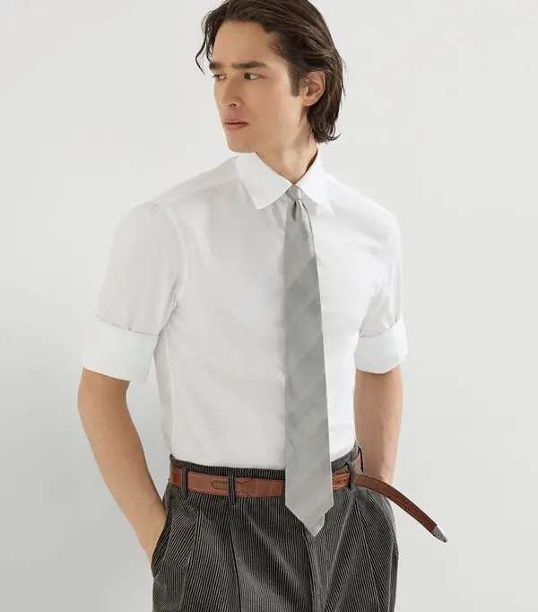 Brunello Cucinelli Cotton Twill Shirt