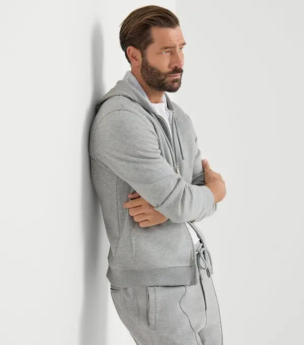 Brunello Cucinelli French Terry Zip-up Hoodie