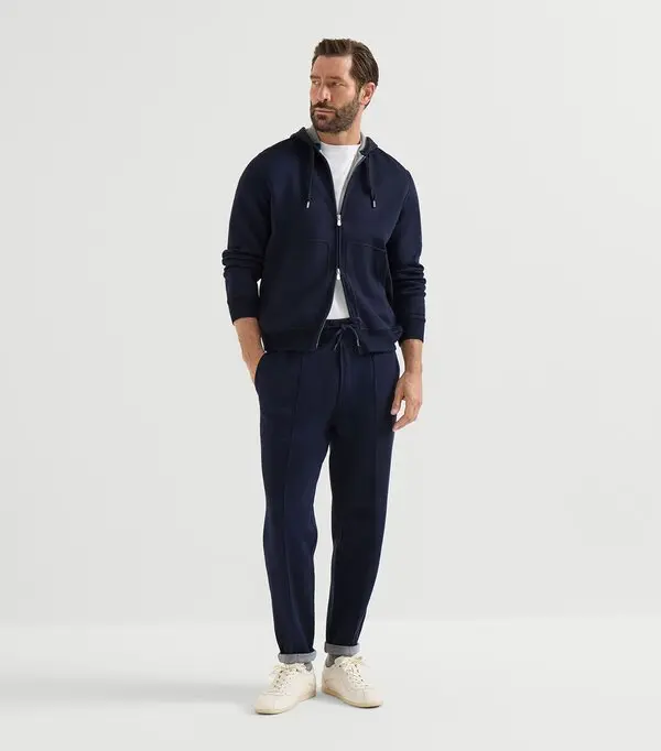 Brunello Cucinelli French Terry Zip-up Hoodie