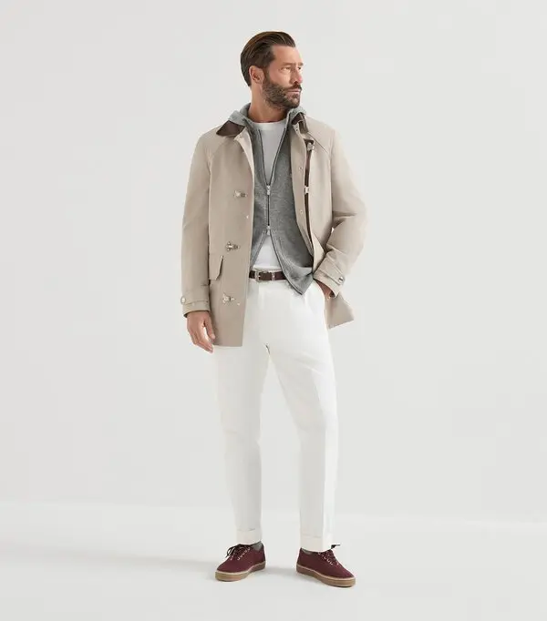 Brunello Cucinelli Cashmere Hooded Cardigan - Grey
