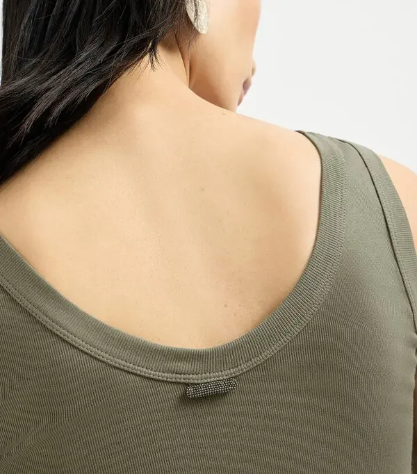 Brunello Cucinelli Stretch-cotton Tank Top