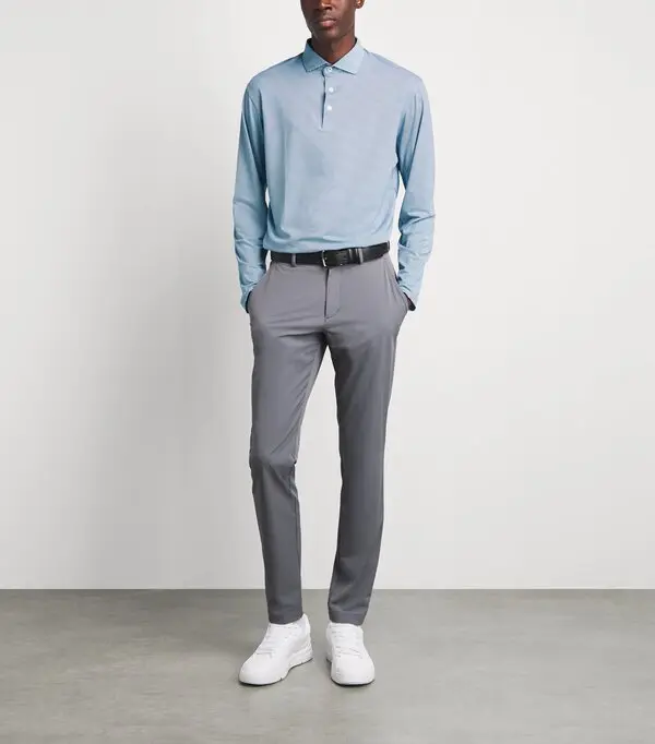 Kjus Stripe Soren Long-sleeve Polo Shirt