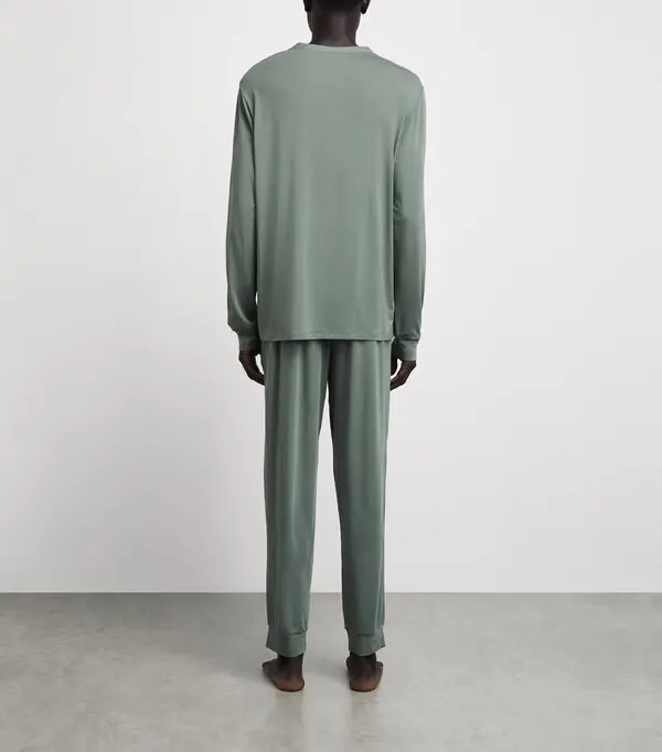 Eberjey Modal Henry Long Pyjama Set