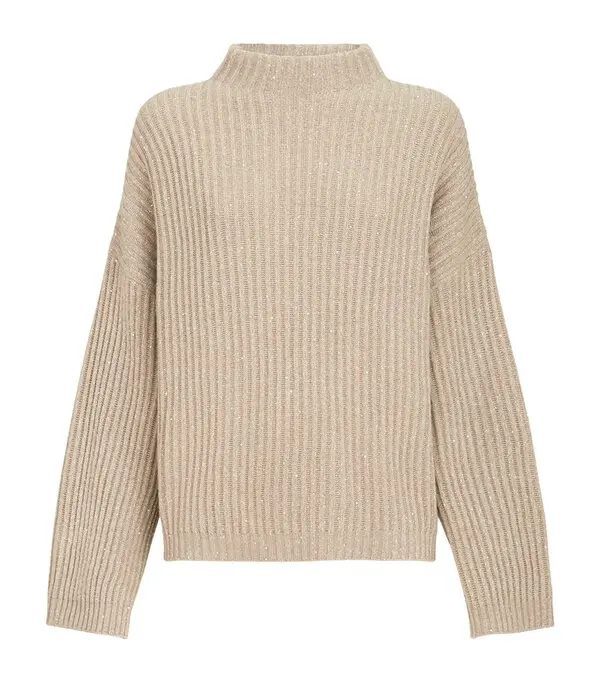 Brunello Cucinelli Sparkling Rollneck Sweater