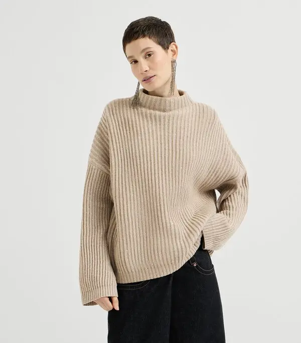 Brunello Cucinelli Sparkling Rollneck Sweater