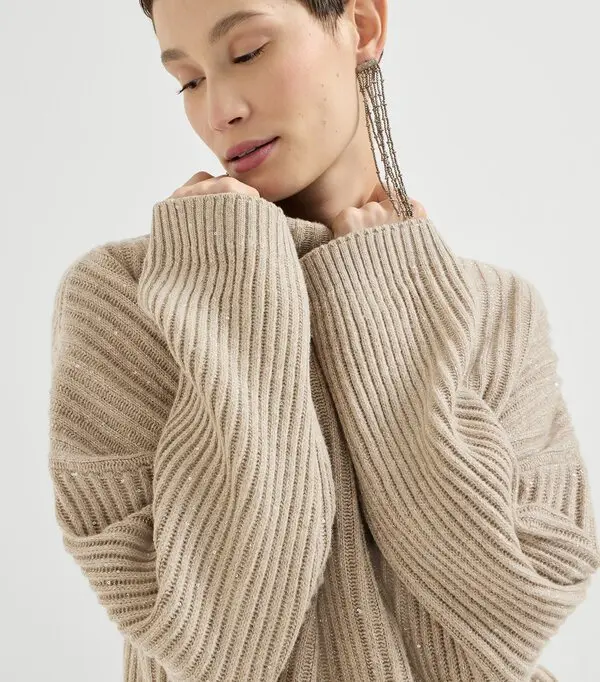 Brunello Cucinelli Sparkling Rollneck Sweater