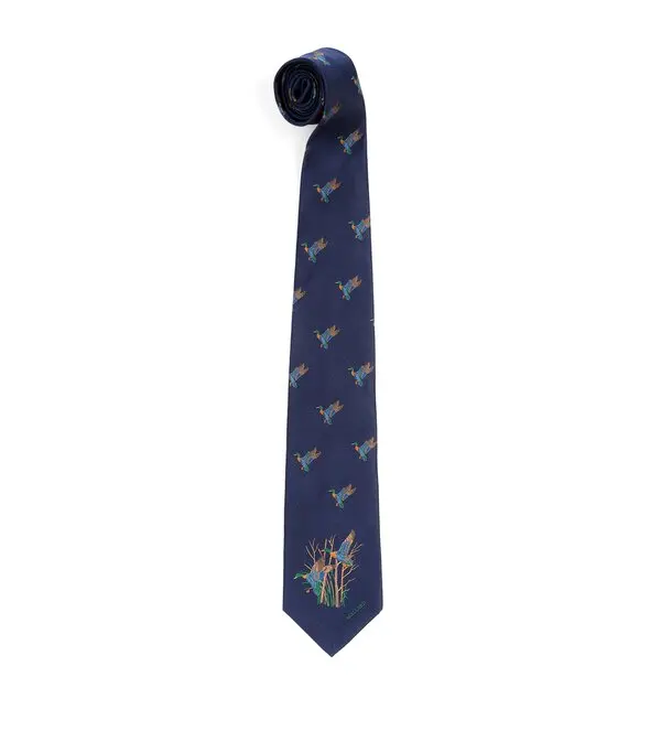 Polo Ralph Lauren Silk Mallard Tie - Navy