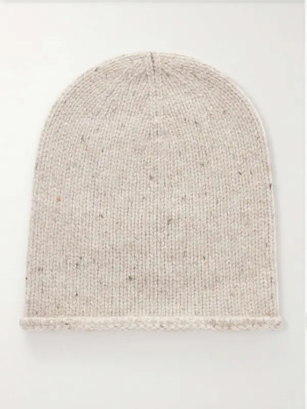 Johnstons Of Elgin Tiree Cashmere Beanie - Cream