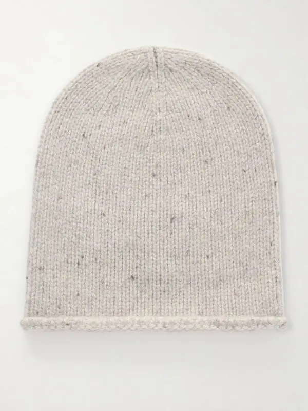 Johnstons Of Elgin Tiree Cashmere Beanie - Neutrals