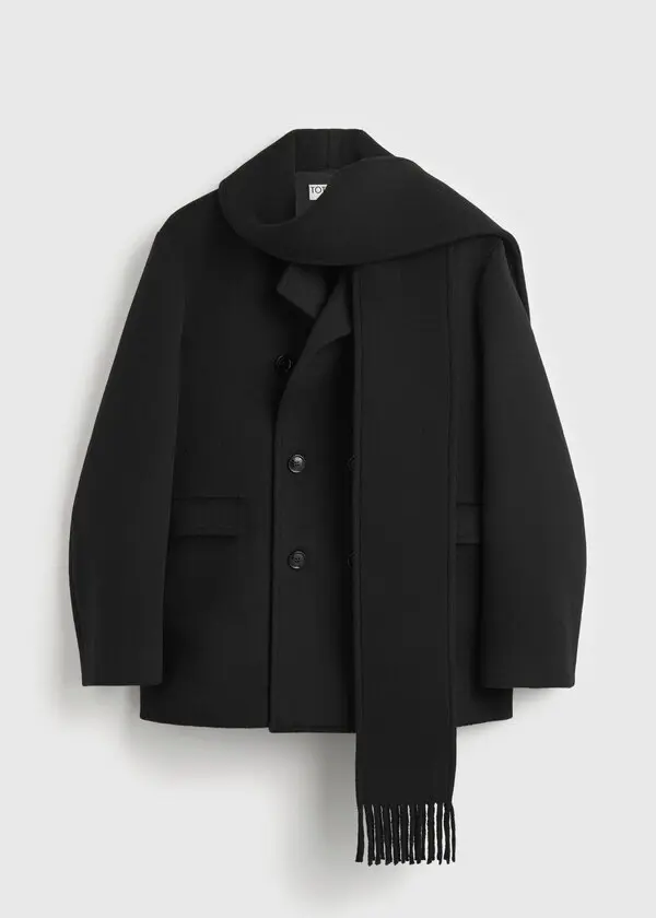 TOTEME Scarf Peacoat