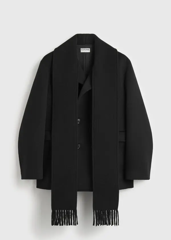 TOTEME Scarf Peacoat