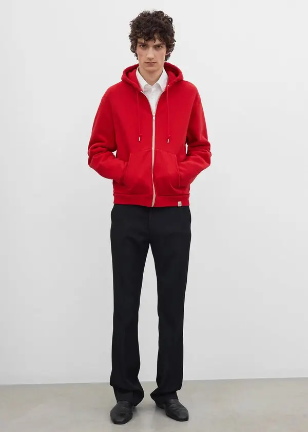 TOTEME Zip Hoodie - Red