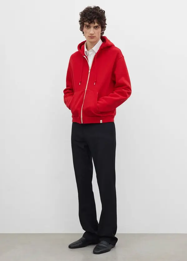 TOTEME Zip Hoodie - Red