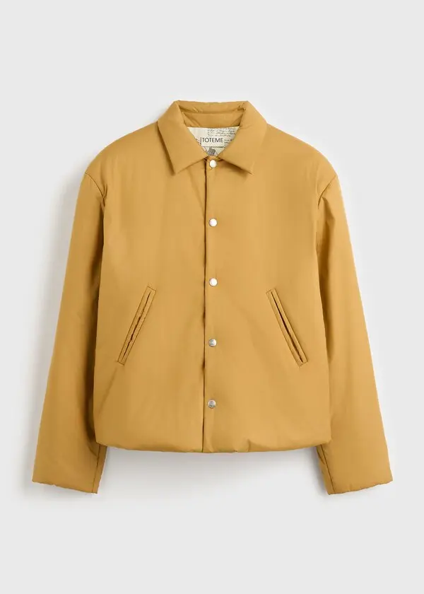 TOTEME Layerable Liner Jacket - Mustard