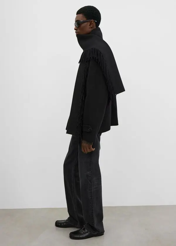 TOTEME Fringed Scarf Jacket