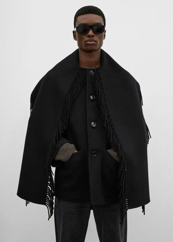 TOTEME Fringed Scarf Jacket