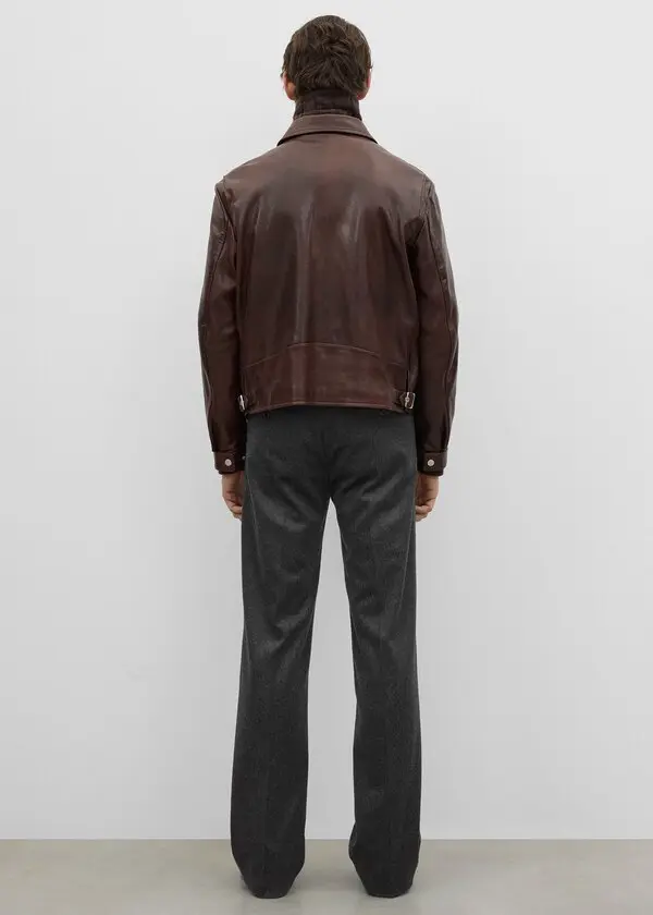 TOTEME Zip Leather Jacket