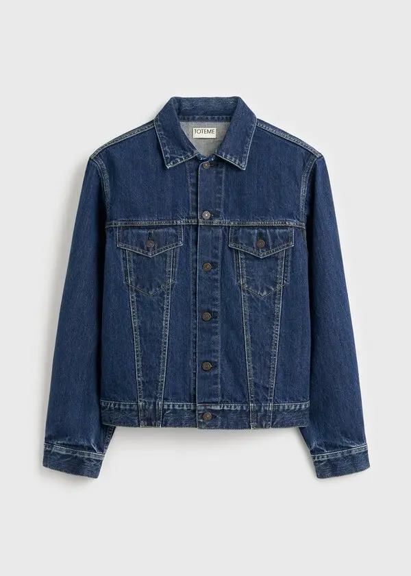 TOTEME Denim Trucker Jacket - Indigo