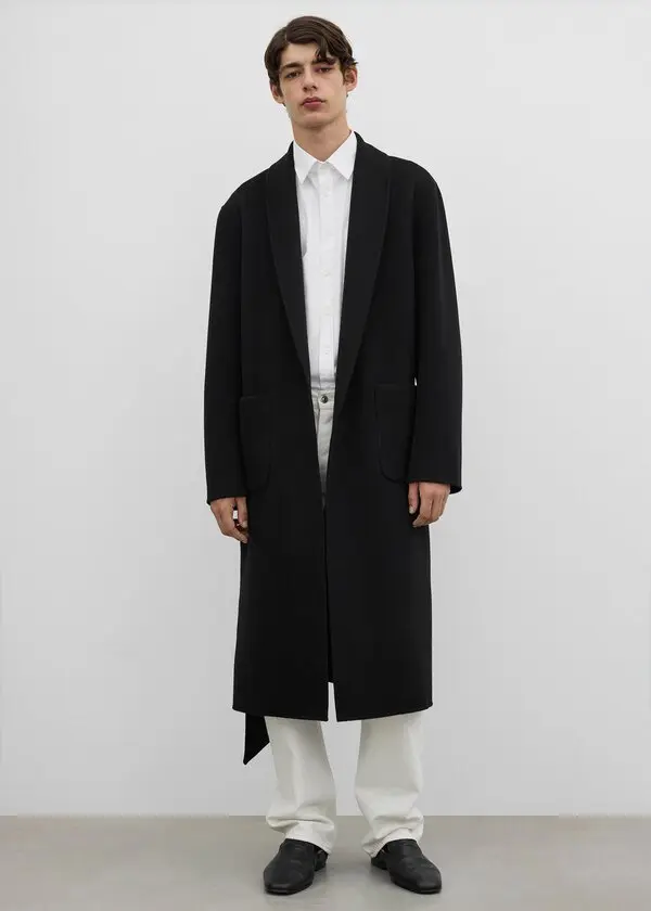 TOTEME Robe Doublé Coat - Black