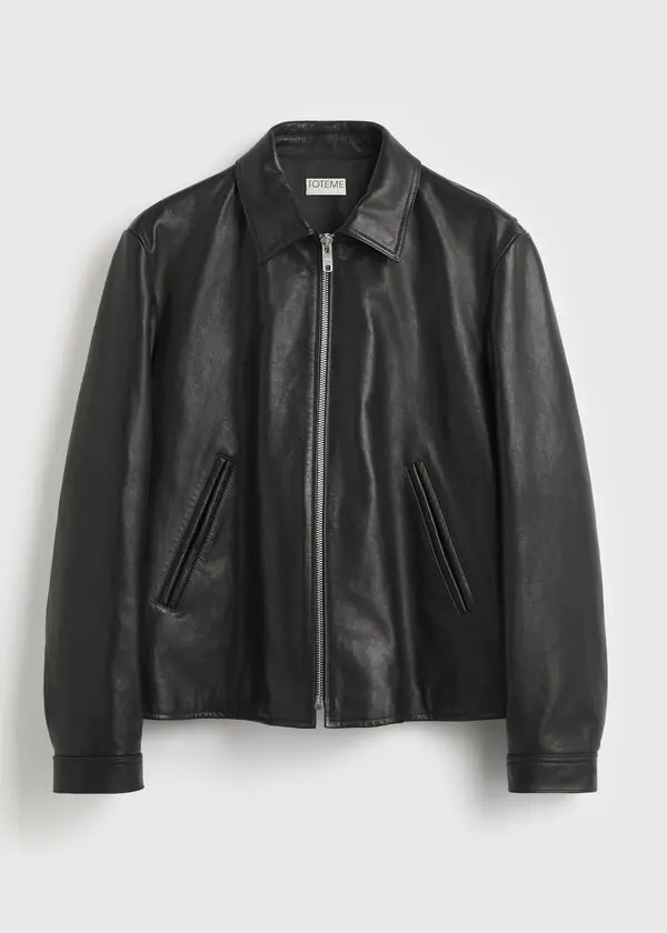 TOTEME Zip Leather Jacket