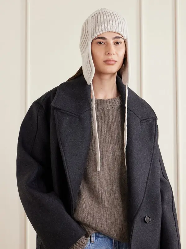 Johnstons Of Elgin Dewar Ribbed Cashmere Hat