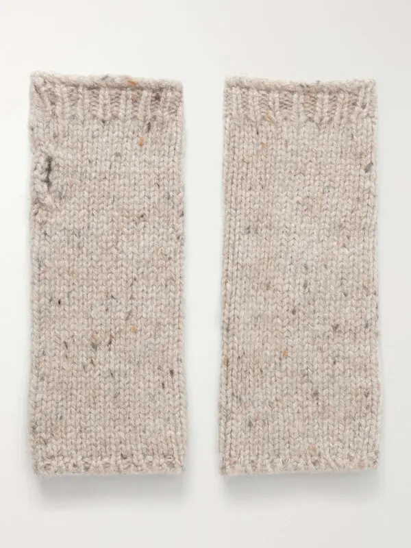 Johnstons Of Elgin Tiree Cashmere Gloves - Cream