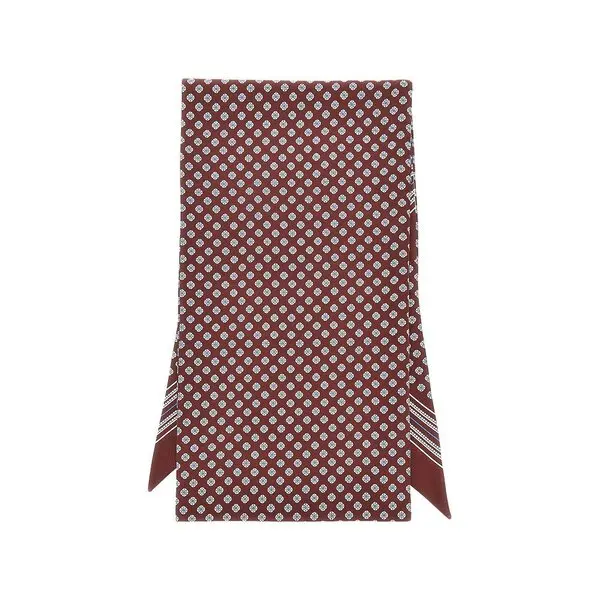 Saint Laurent Silk Twill Lavalliere Scarf