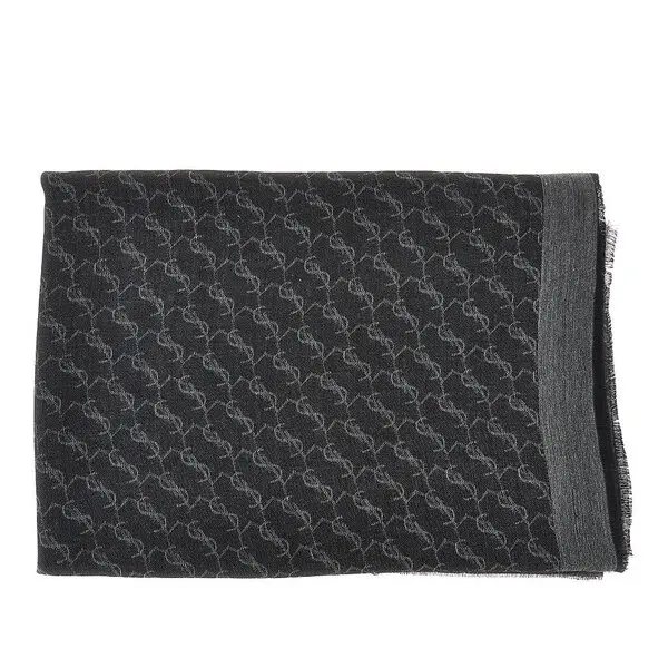 Saint Laurent Cassandre' Cashmere And Silk Scarf