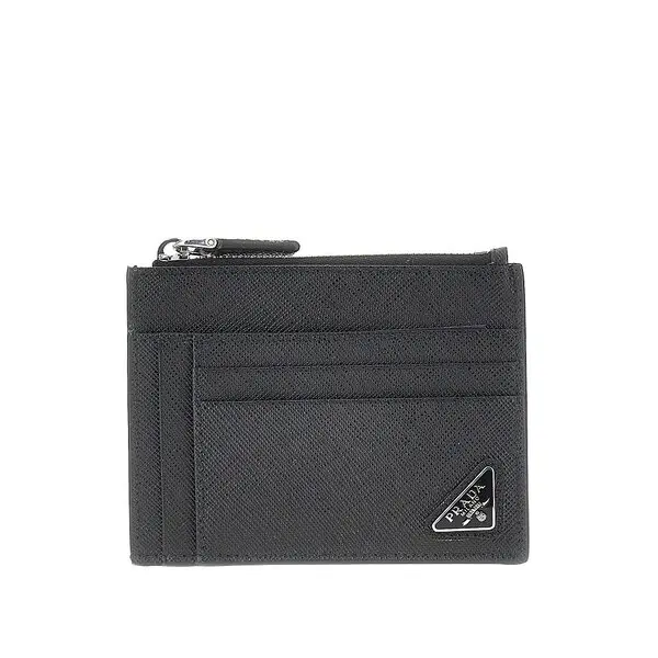 Prada Saffiano Leather Cardholder Pouch