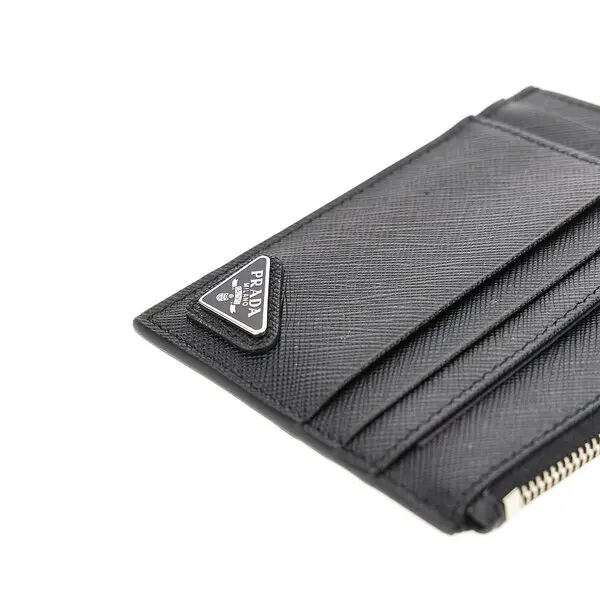 Prada Saffiano Leather Cardholder Pouch