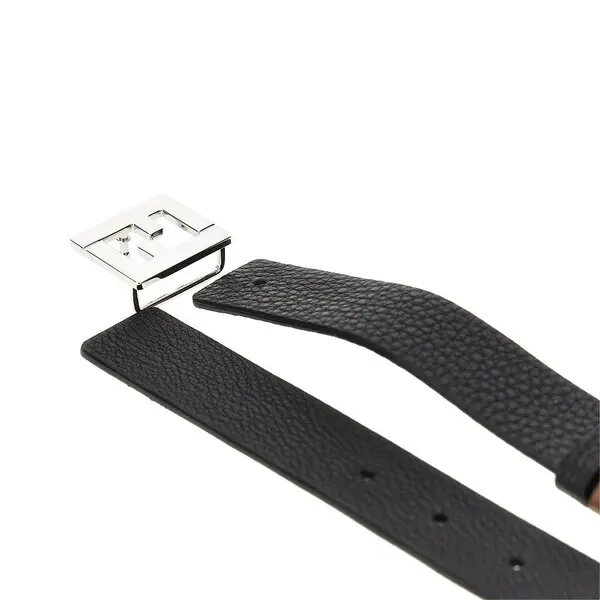 Fendi Ff' Leather Reversible Belt