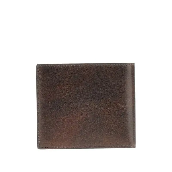 Prada Vintage Effect Leather Bi-fold Wallet