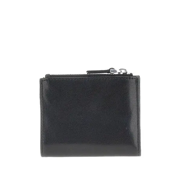 AMI Paris Leather Bi-fold Voulez-vous Wallet