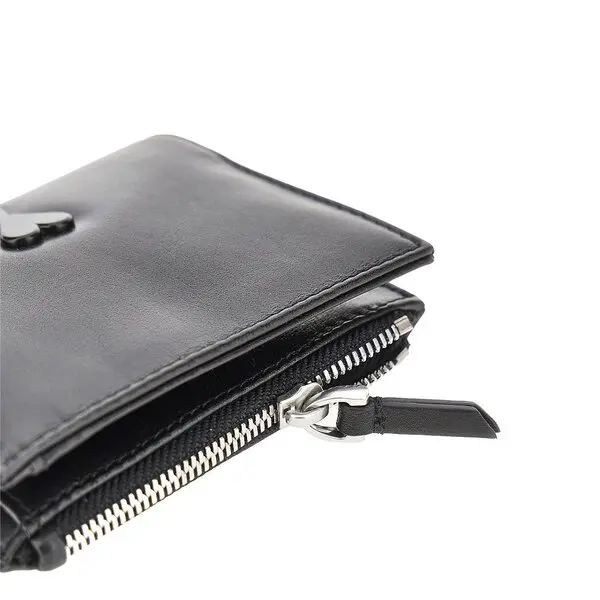AMI Paris Leather Bi-fold Voulez-vous Wallet