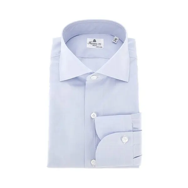 FINAMORE 1925 170 Two-ply Cotton Poplin Shirt