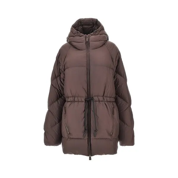 Bacon W Owl Coat Fc Down Jacket - Brown