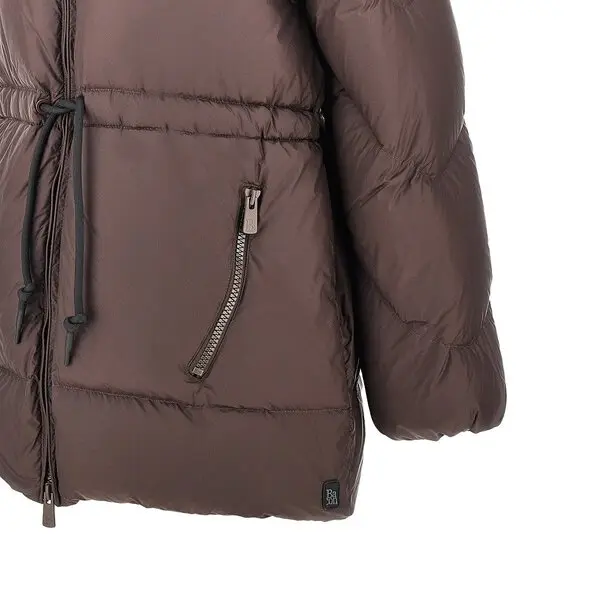 Bacon W Owl Coat Fc Down Jacket - Brown